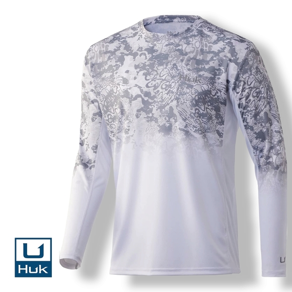 Huk | Shirts | Huk Mens Icon X Camo Long Sleeve Performance Fishing ...